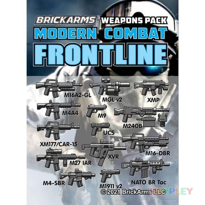 BrickArms Modern Combat Frontline Pack - Bộ súng Chiến tranh Hiện đại ...