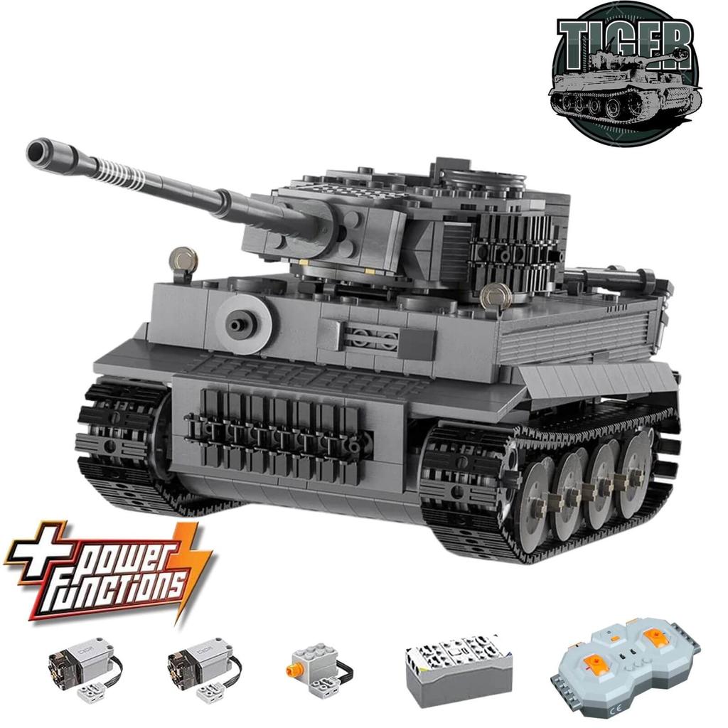 Xe tăng Tiger của Đức trong WW2 CaDA C61071 | LEGO Technic