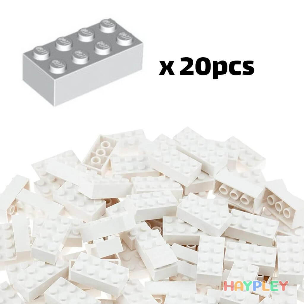 20 viên gạch LEGO 3001 Brick 2x4 Trắng P30010120 | LEGO Classic