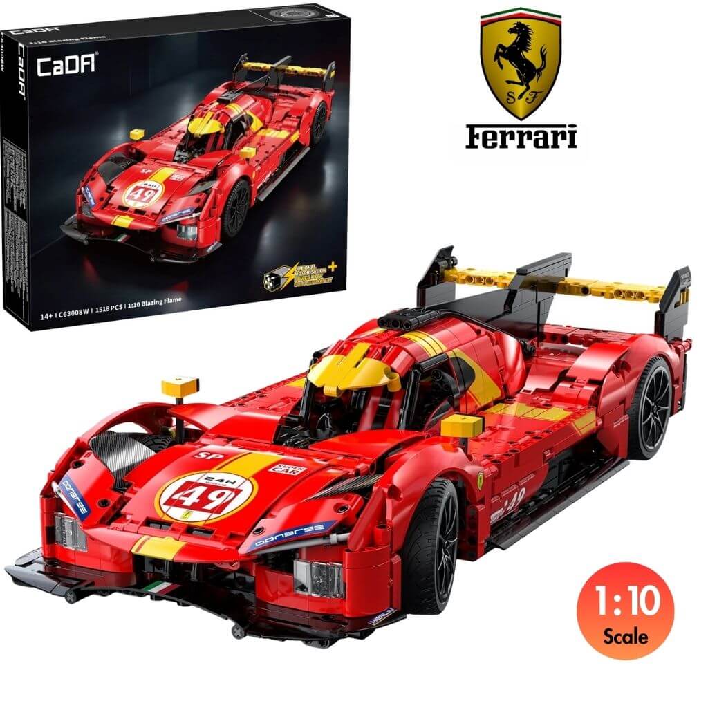Siêu xe Ferrari 499P Blazing Flame CaDA C63008 | LEGO Technic