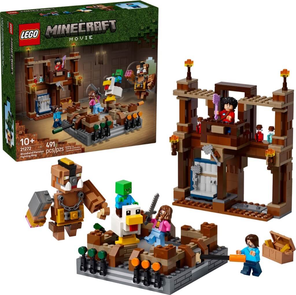 LEGO Minecraft 21272 Võ đài chiến đấu Woodland | LEGO Minecraft