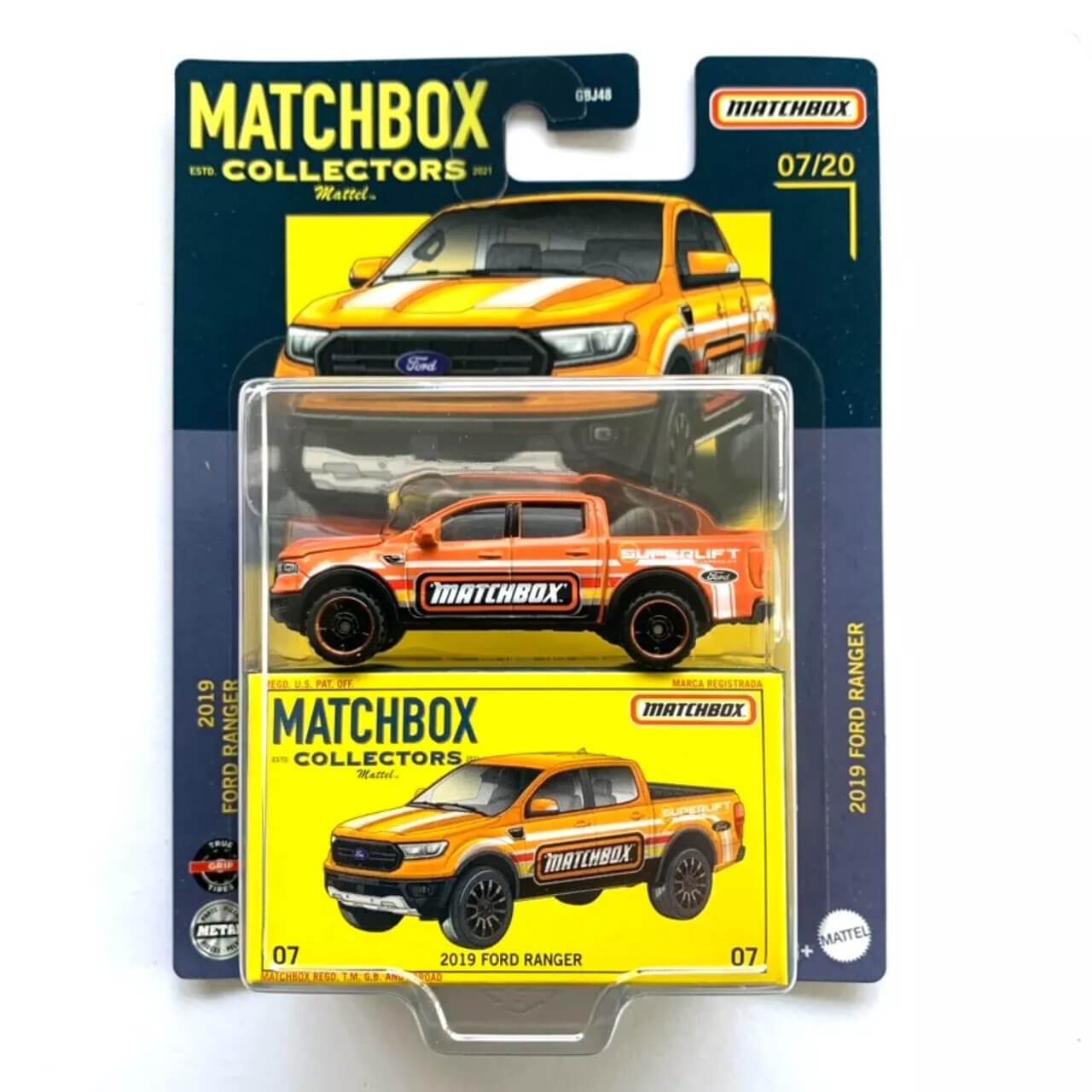 Xe mô hình bán tải Matchbox Collectors 2019 Ford Ranger (2021) | Xe mô ...