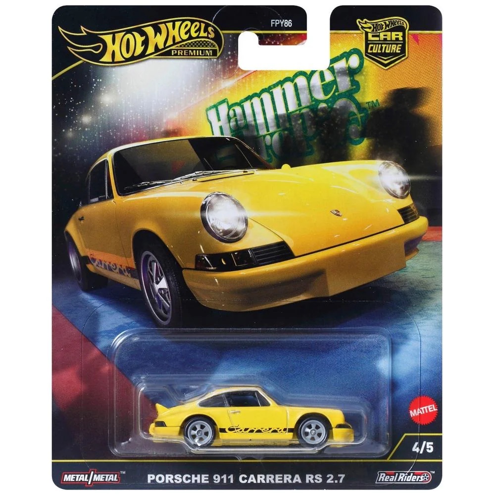 Xe mô hình Hot Wheels Premium Porsche 911 Carrera RS 2.7 Hammer Drops (2025) | Xe mô hình Hot ...